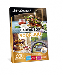 Wonderbox cadeaukaarten | Alle cadeaubonnen van Wonderbox| Wonderboxen